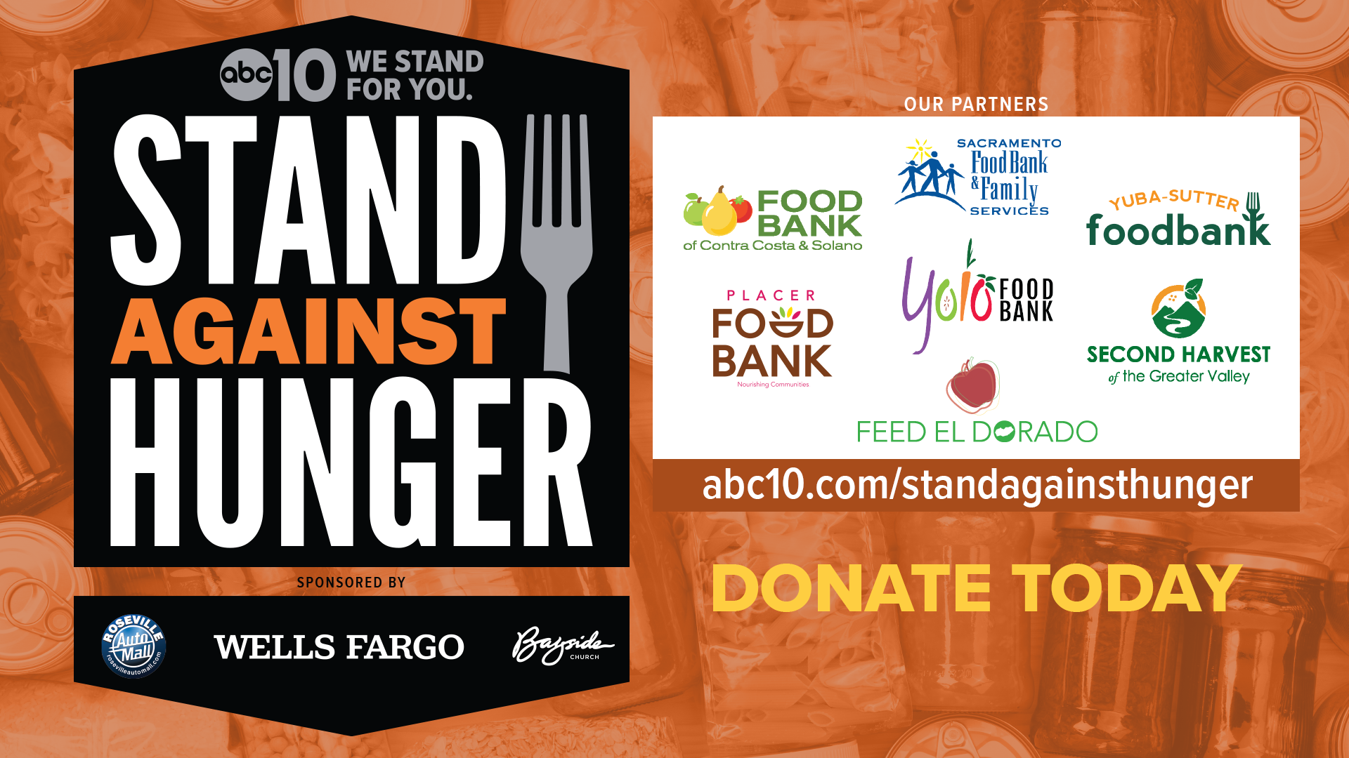 ABC10-STAND AGAINST HUNGER - Food Bank of Contra Costa and Solano